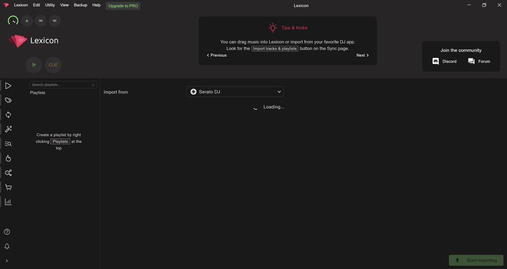 Serato library import fail - Bug Reports - Lexicon