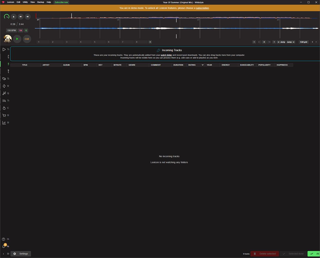UI not entirely visible (left menu is hidden) - Bug Reports - Lexicon