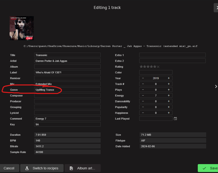 [Bug] .aif files header gets damaged after using the "write tags to file" feature - Bug Reports ...